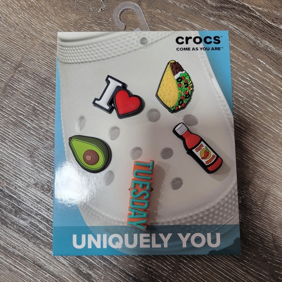 CROCS | Accessories | New Croc Charms Taco Tuesday | Poshmark